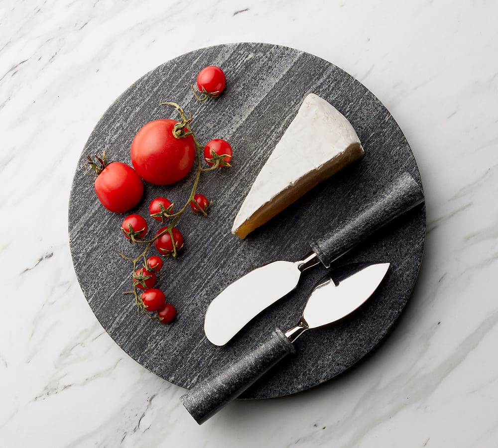 Handcrafted Marble Cheese & Charcuterie Board Gift Set | Pottery Barn