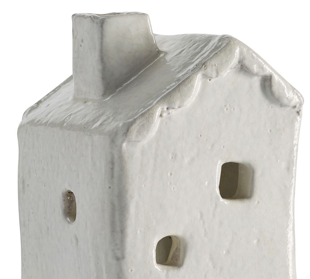 Handcrafted Ceramic Christmas Village Houses | Pottery Barn