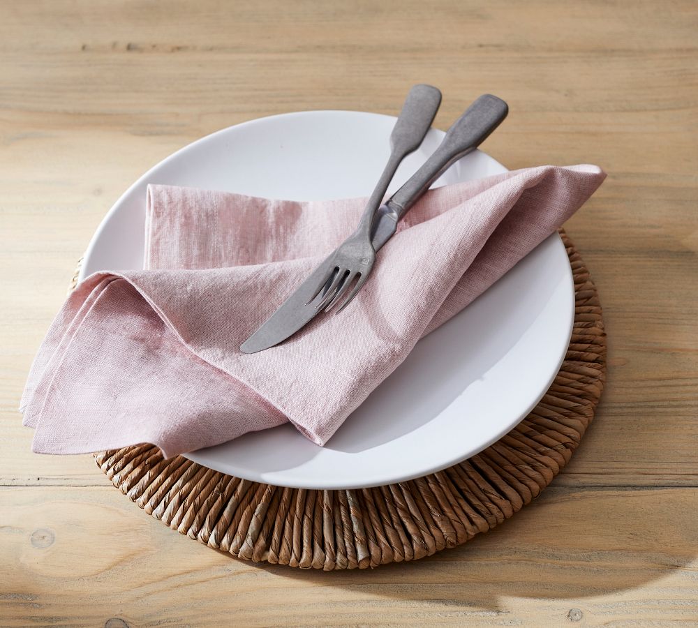 Mason Oversized Linen Napkin | Pottery Barn