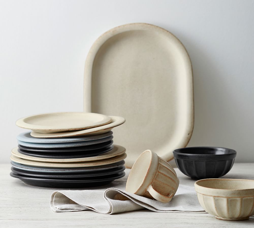 Mendocino Stoneware Dinner Plates | Pottery Barn