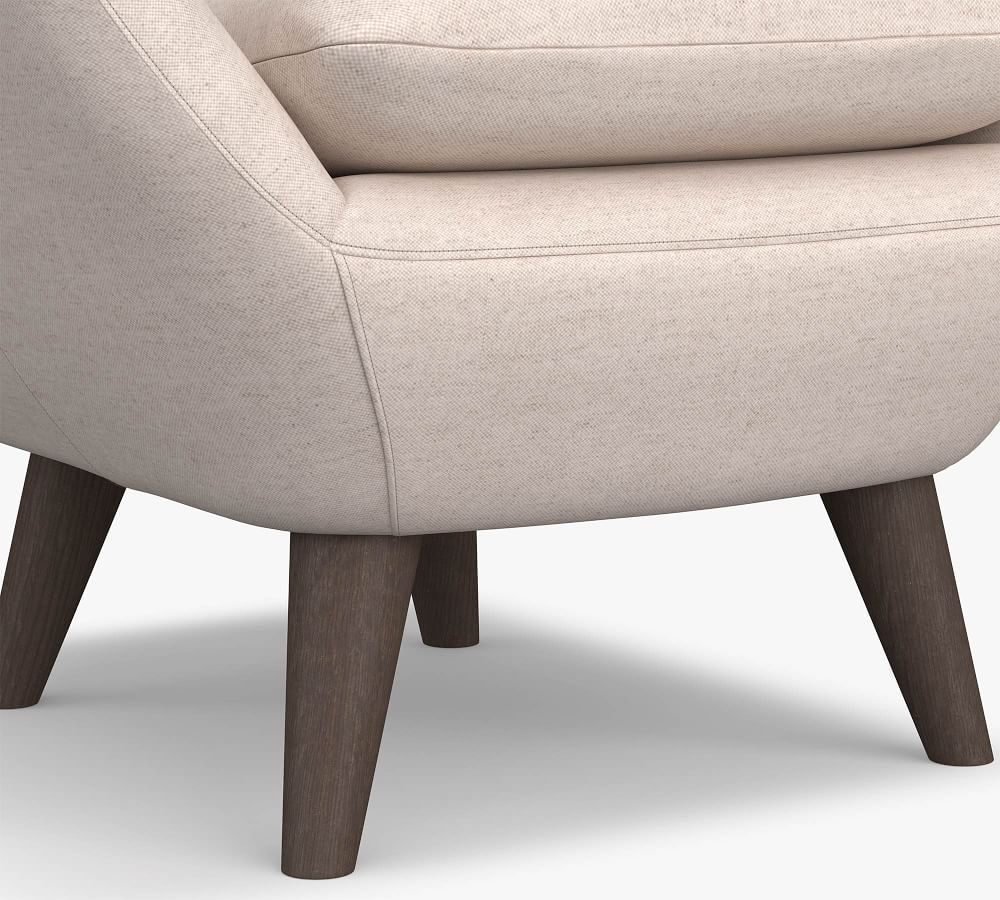 Wells Upholstered Tight Back Armchair | Pottery Barn