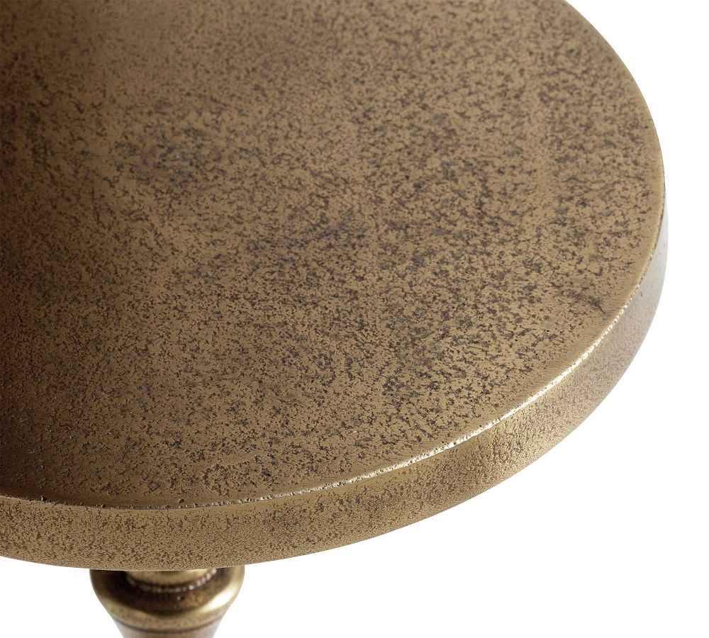 Round Metal Cocktail Table | Pottery Barn