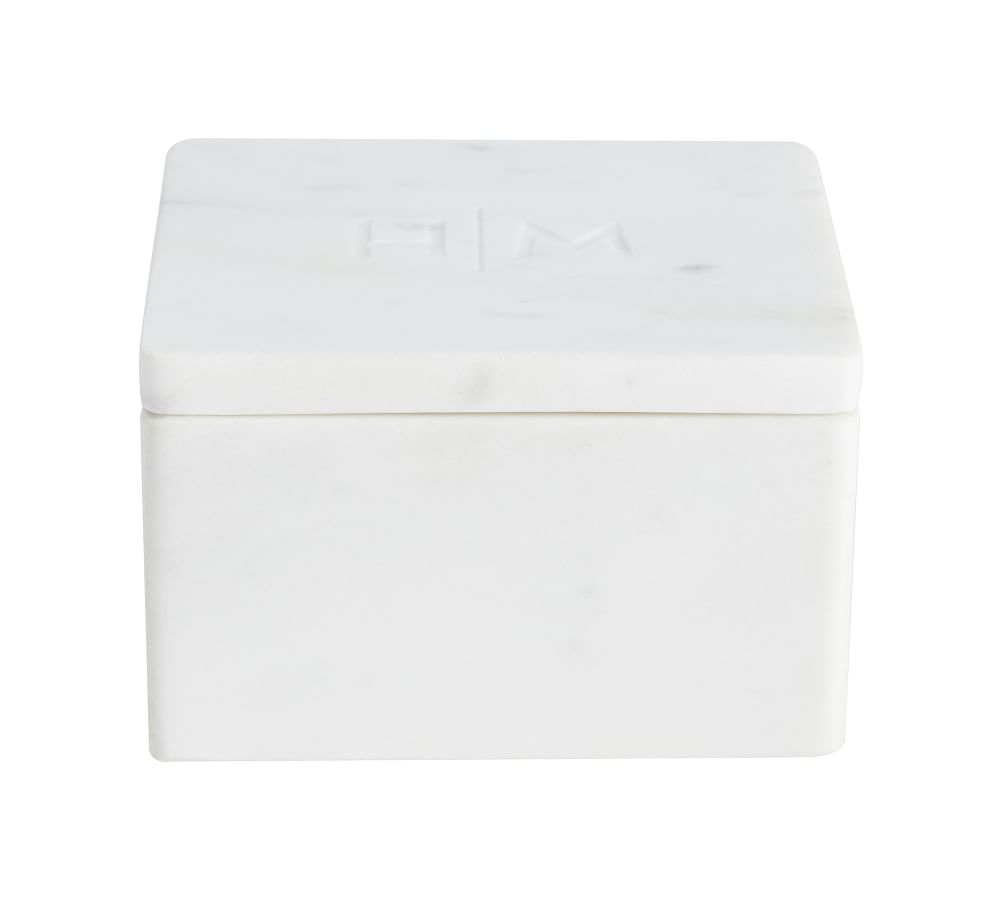 Square Marble Trinket Box | Pottery Barn