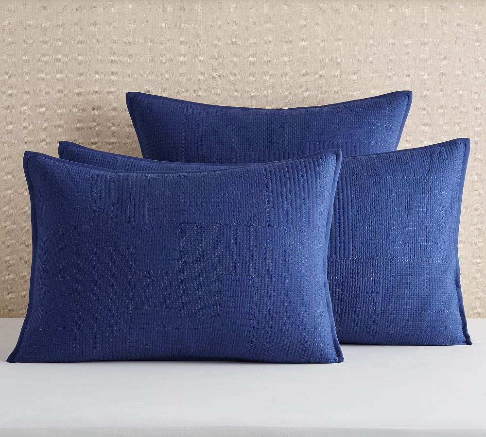 Traditional Stitch Quilted Sham | Pottery Barn