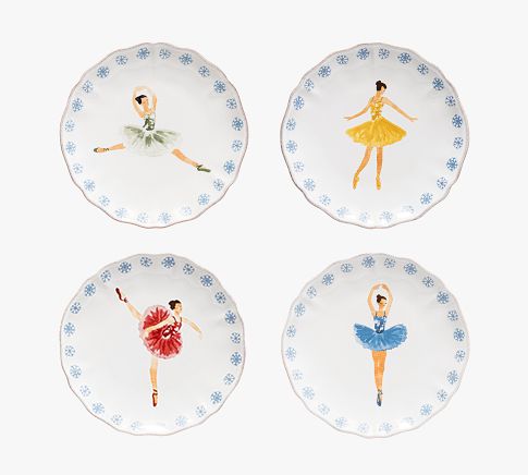 Nutcracker Handcrafted Stoneware 16 -Piece Dinnerware Set | Pottery Barn