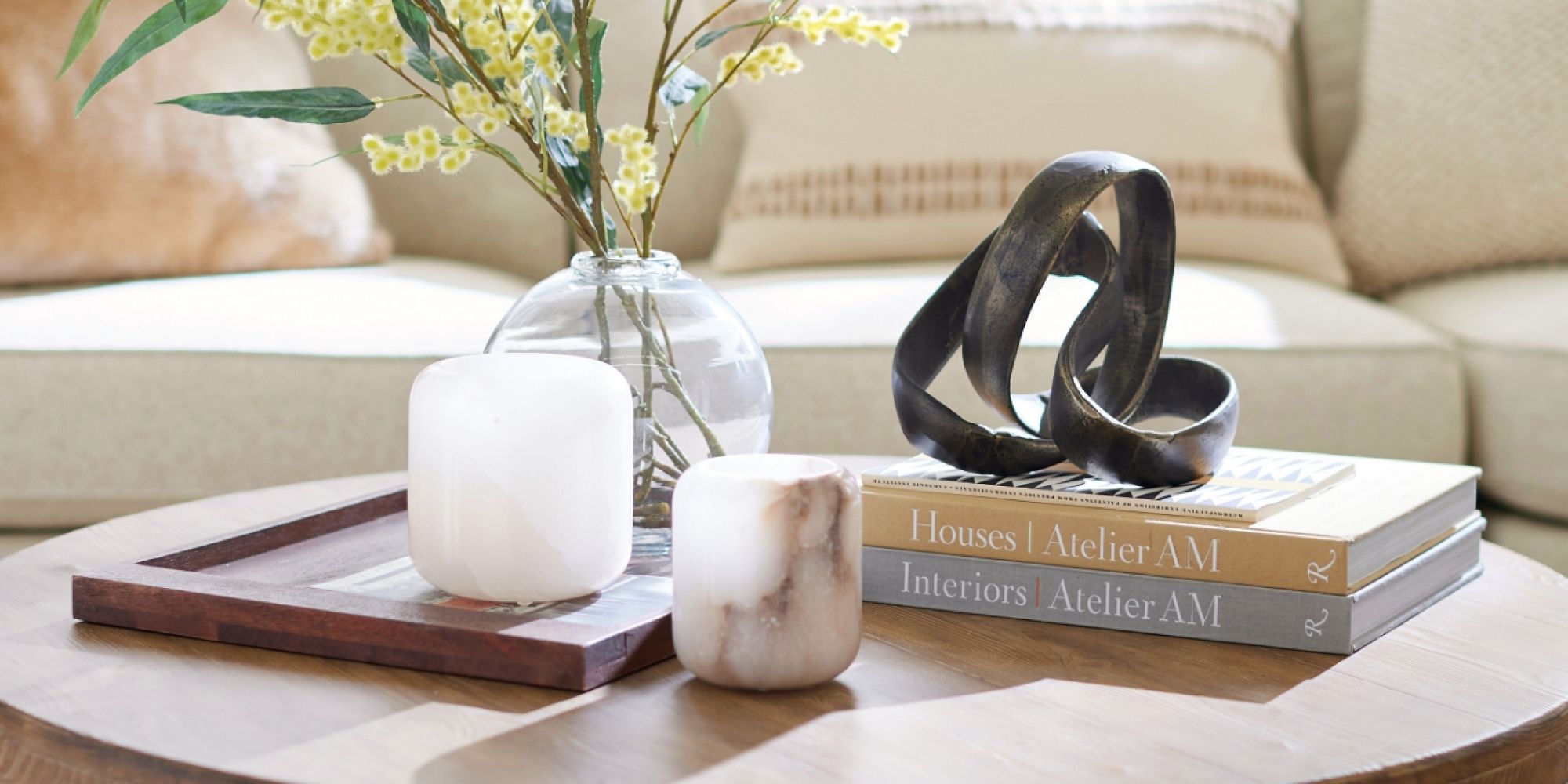 Nova Alabaster Votive Candleholders | Pottery Barn