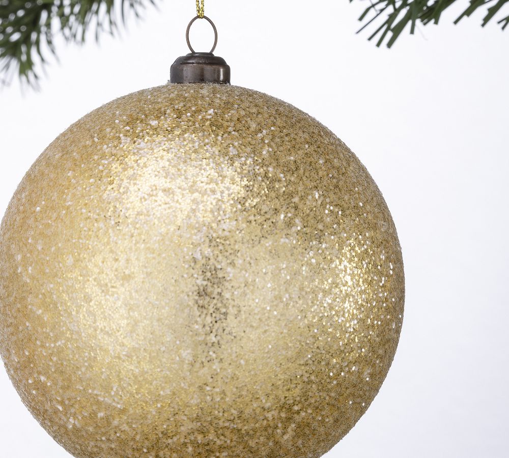 Shatterproof Gilded Gold Star Ornament Sets | Pottery Barn