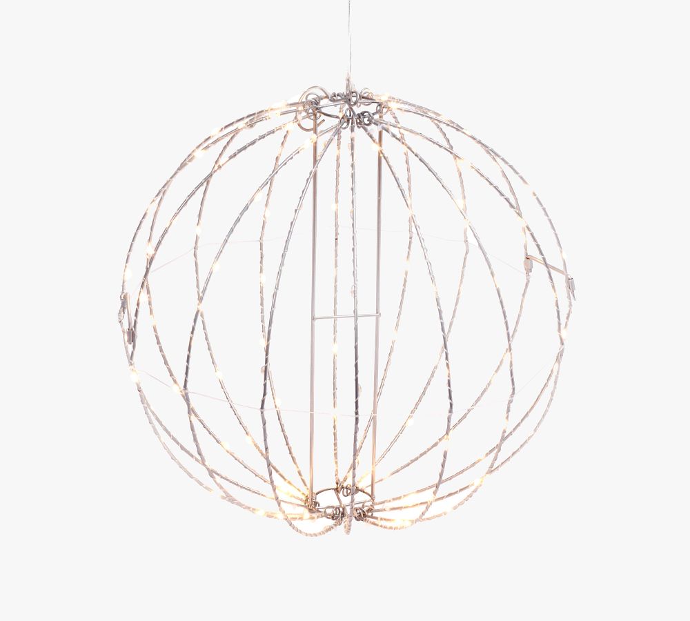 Pre-Lit Sphere with Warm LED Lights | Pottery Barn