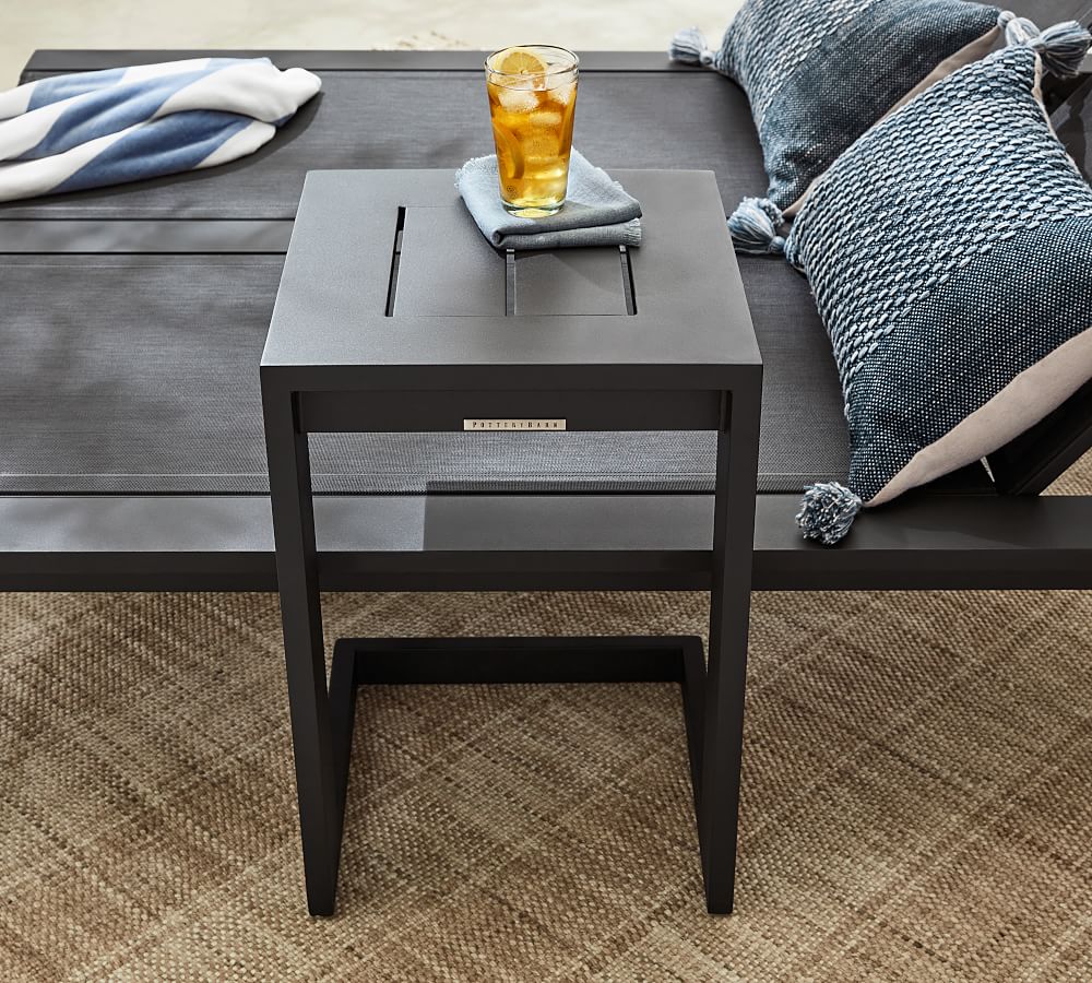 Malibu Metal C-Table | Pottery Barn