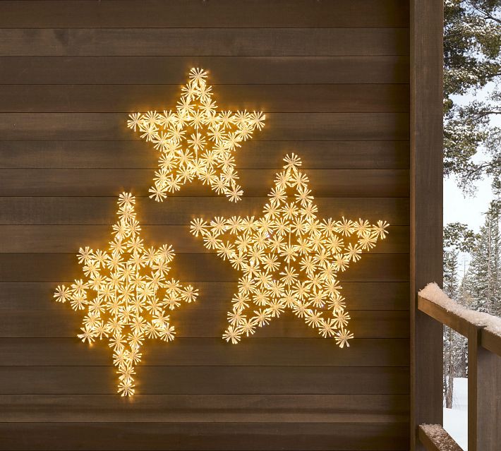 Light Up Twinkling Cluster Star | Pottery Barn