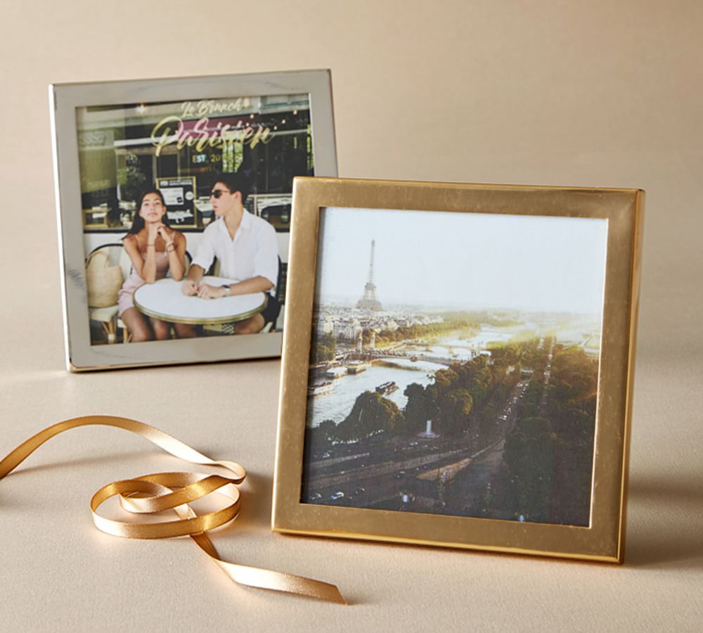 Modern Brass Picture Frame | Pottery Barn
