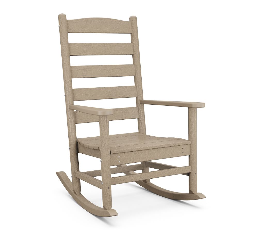 Polywood Ladderback Rocking Chair | Pottery Barn