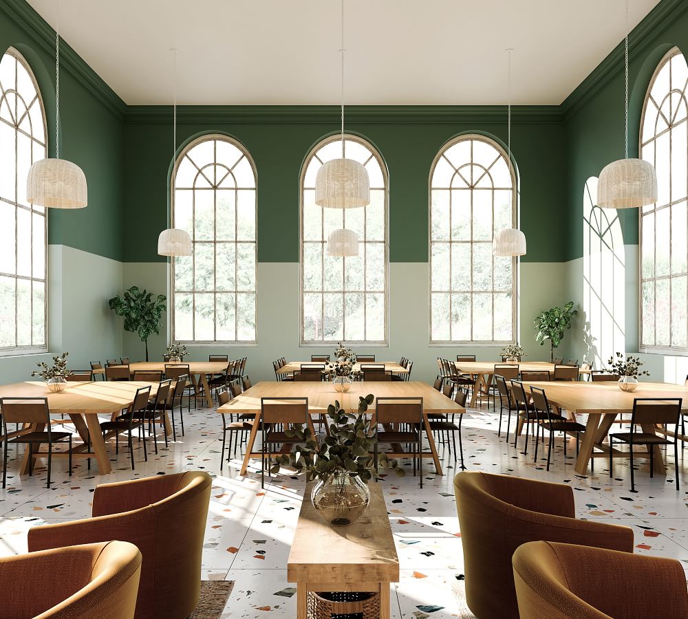 Keaton Communal Dining Table | Pottery Barn