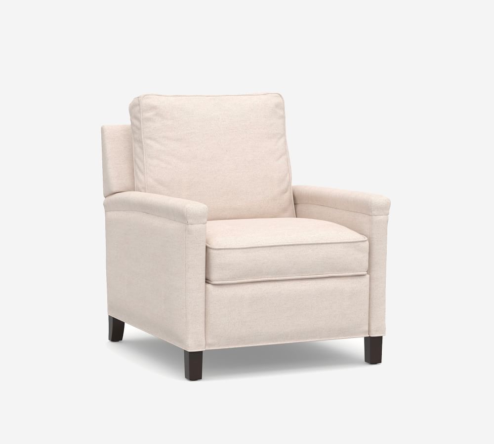 Tyler Upholstered Square Arm Recliner | Pottery Barn