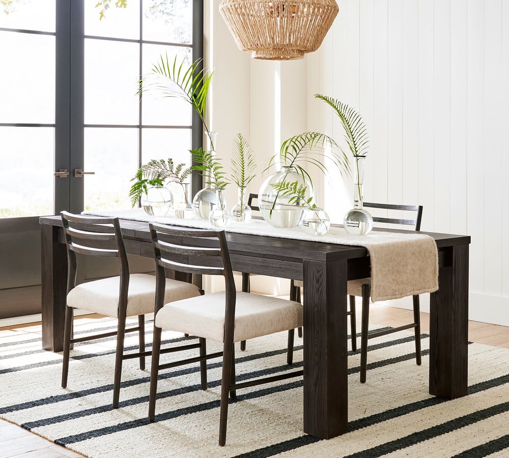 Folsom Storage Extending Dining Table | Pottery Barn