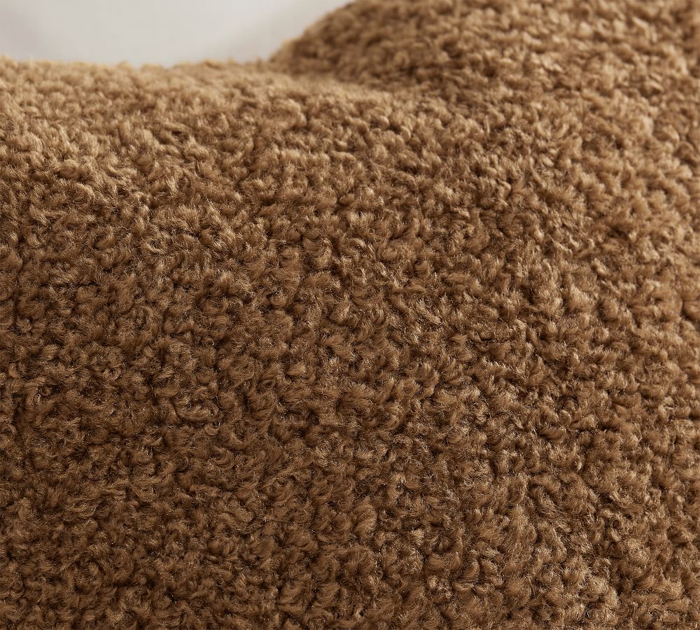 Cozy Teddy Faux Fur Pillow Covers | Pottery Barn