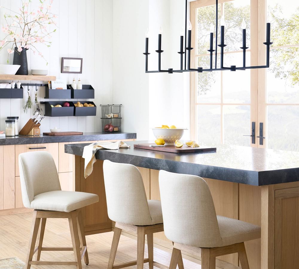 Remington Iron Linear Chandelier | Pottery Barn