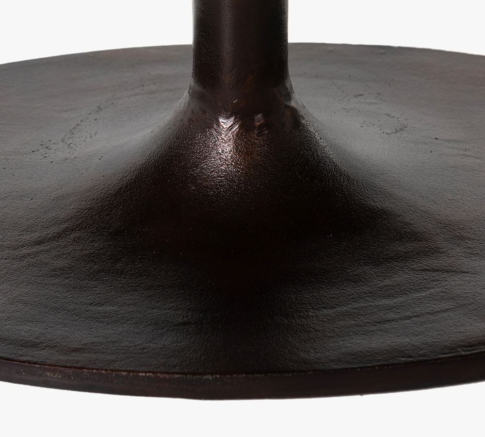 Collier Metal Oval Coffee Table | Pottery Barn