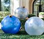 Frosty White, Blue, & Silver Decorative Holiballs | Pottery Barn