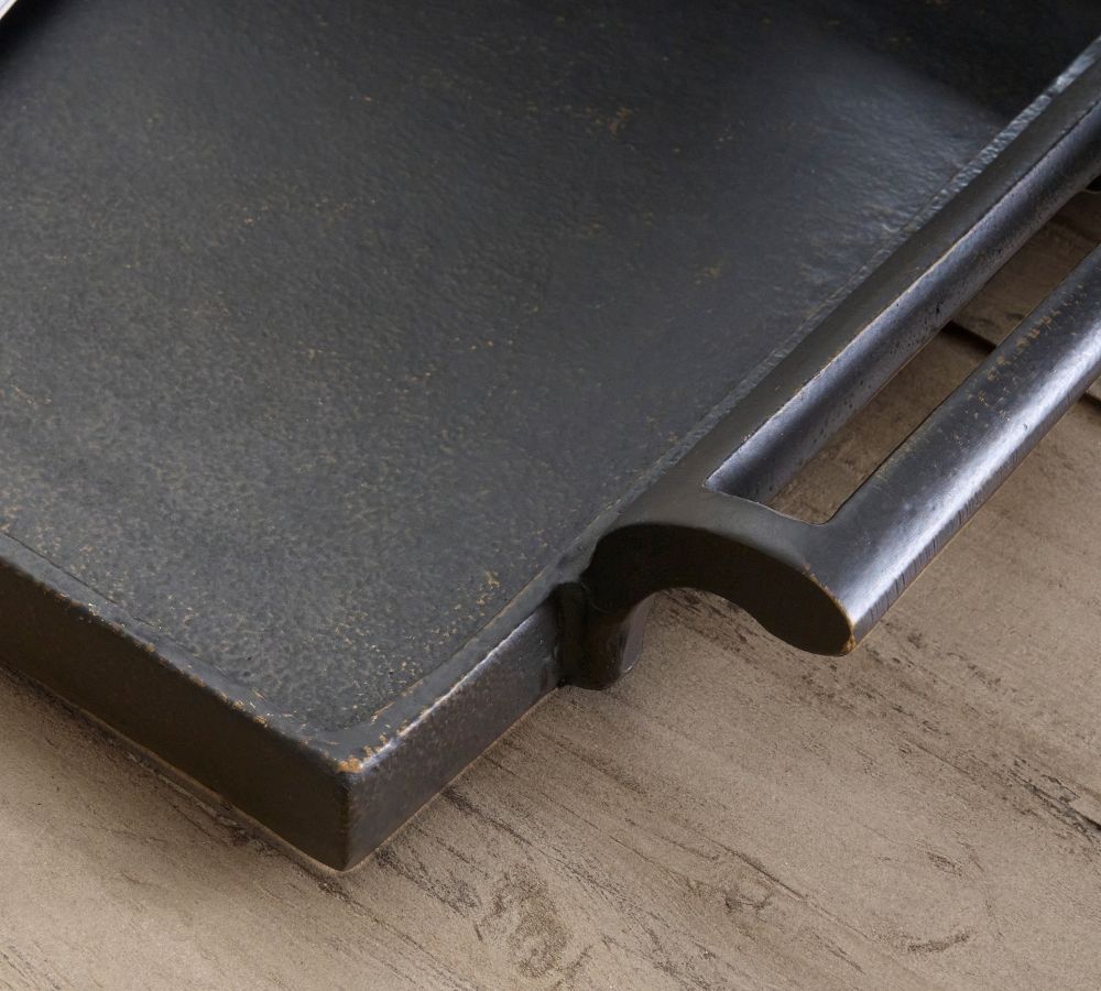 Long Metal Decorative Tray | Pottery Barn