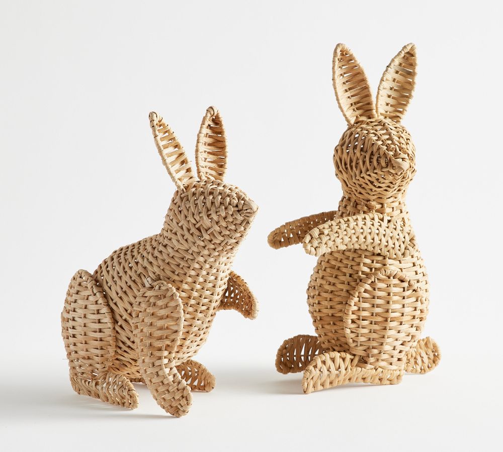 Handcrafted Rattan Bunny | Pottery Barn