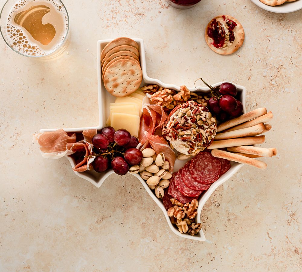 Lark Handmade Porcelain State Platter | Pottery Barn