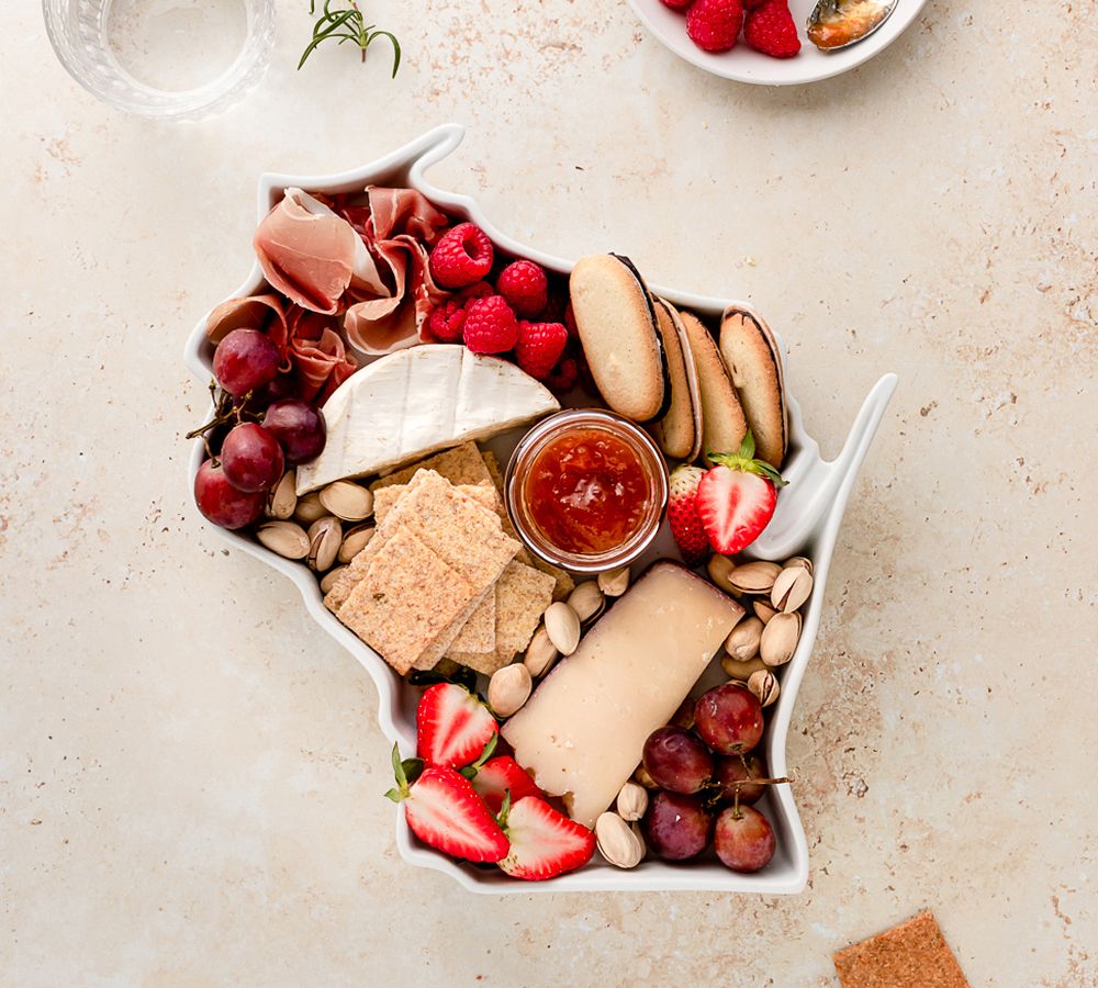 Lark Handmade Porcelain State Platter | Pottery Barn