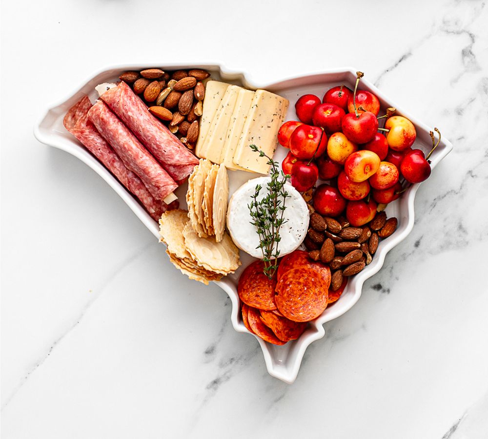 Lark Handmade Porcelain State Platter | Pottery Barn