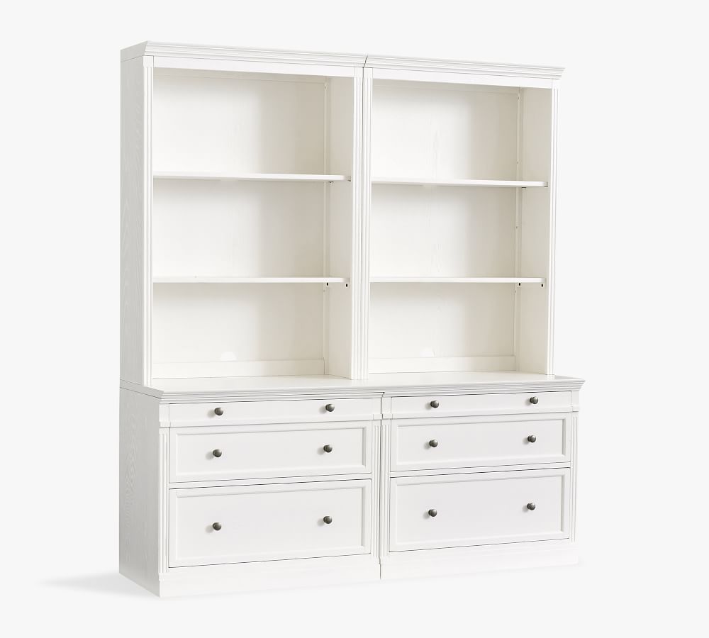 Livingston Lateral File Bookcase Suite | Pottery Barn