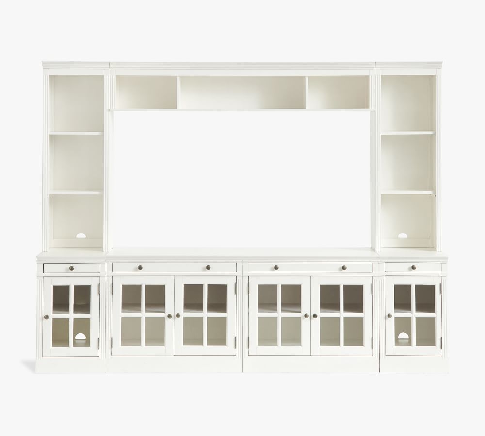 Livingston 7-Piece Entertainment Center | Pottery Barn