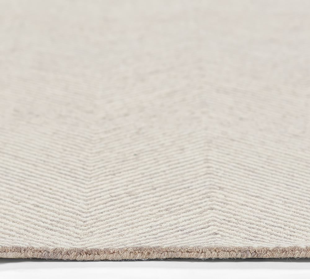 OPEN BOX: Iweala Handcrafted Chevron Rug | Pottery Barn