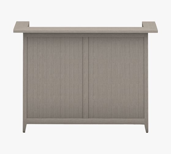 OPEN BOX: Punta Mita 59" FSC® Teak Bar Cabinet | Pottery Barn
