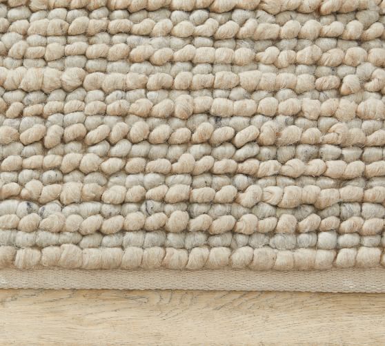 Chunky Looped Sweater Wool/Jute Rug | Pottery Barn