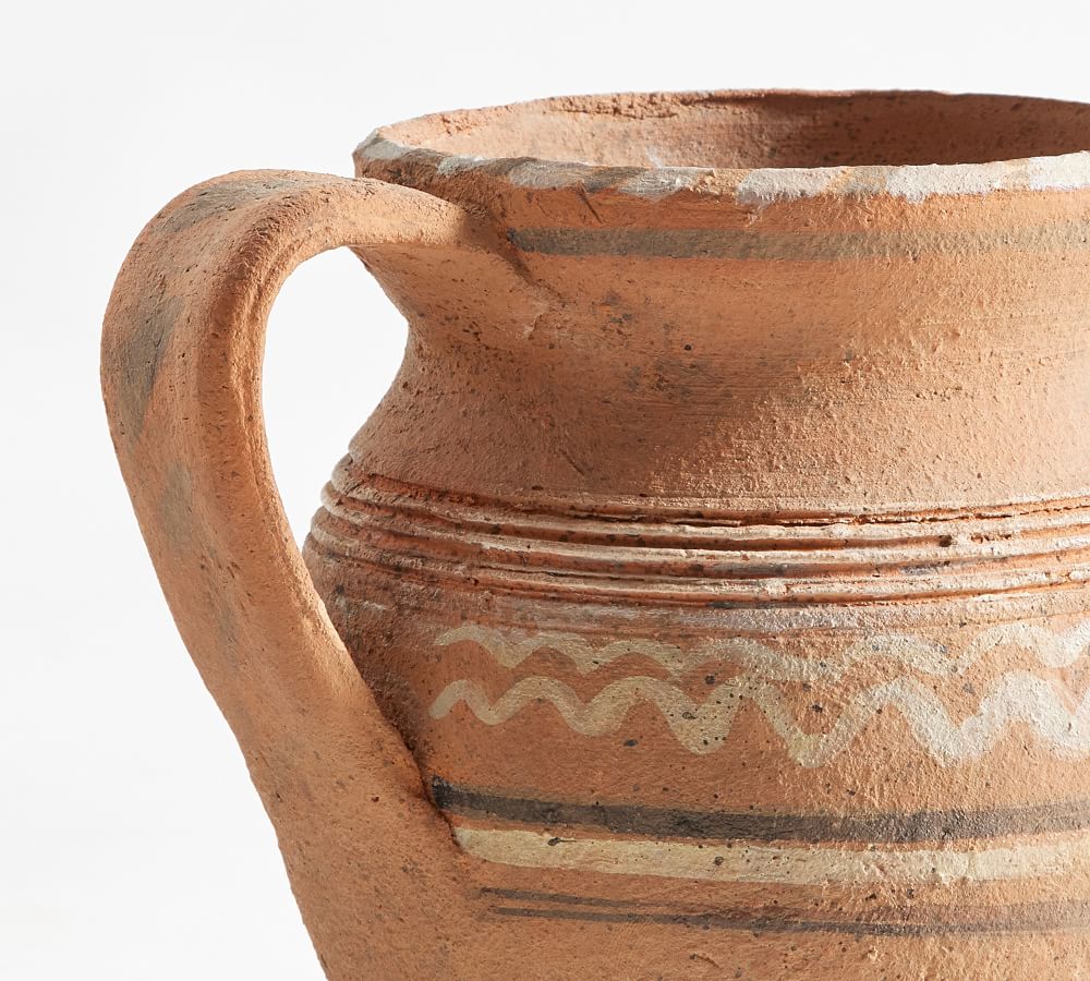 Fairfax Handcrafted Terracotta Vases | Pottery Barn
