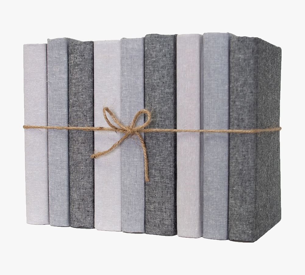 Linen Wrapped ColorPak Books | Pottery Barn