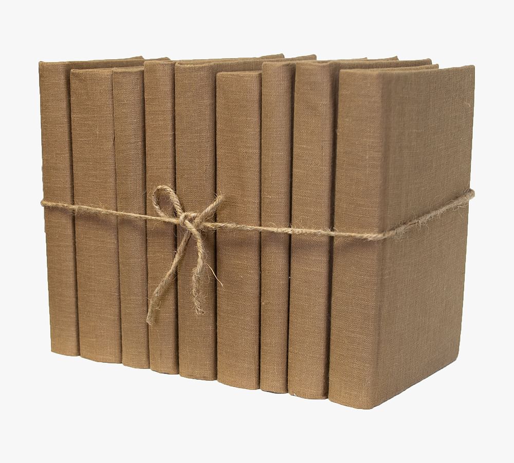 Linen Wrapped ColorPak Books | Pottery Barn