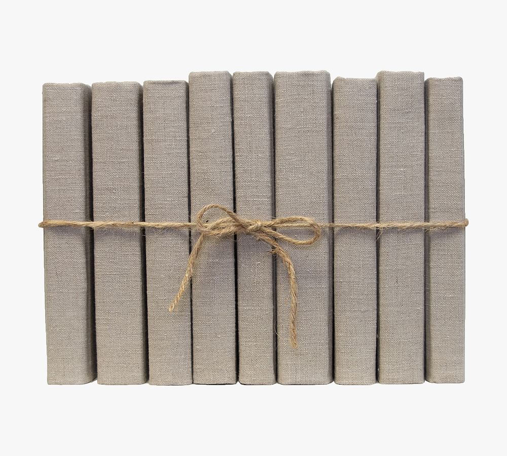 Linen Wrapped ColorPak Books | Pottery Barn