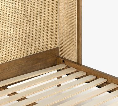 Lisbon Cane Platform Bed | Pottery Barn