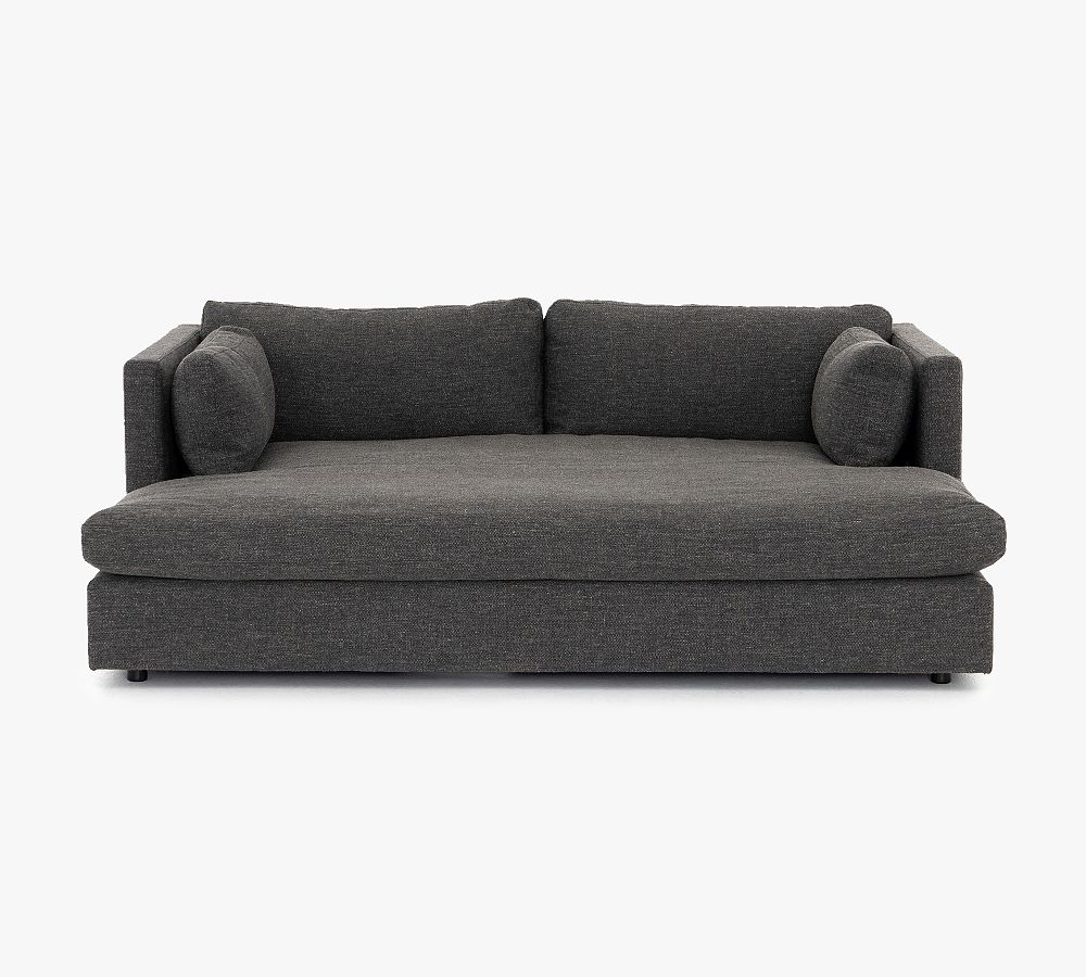 Amara Upholstered Media Sofa | Pottery Barn