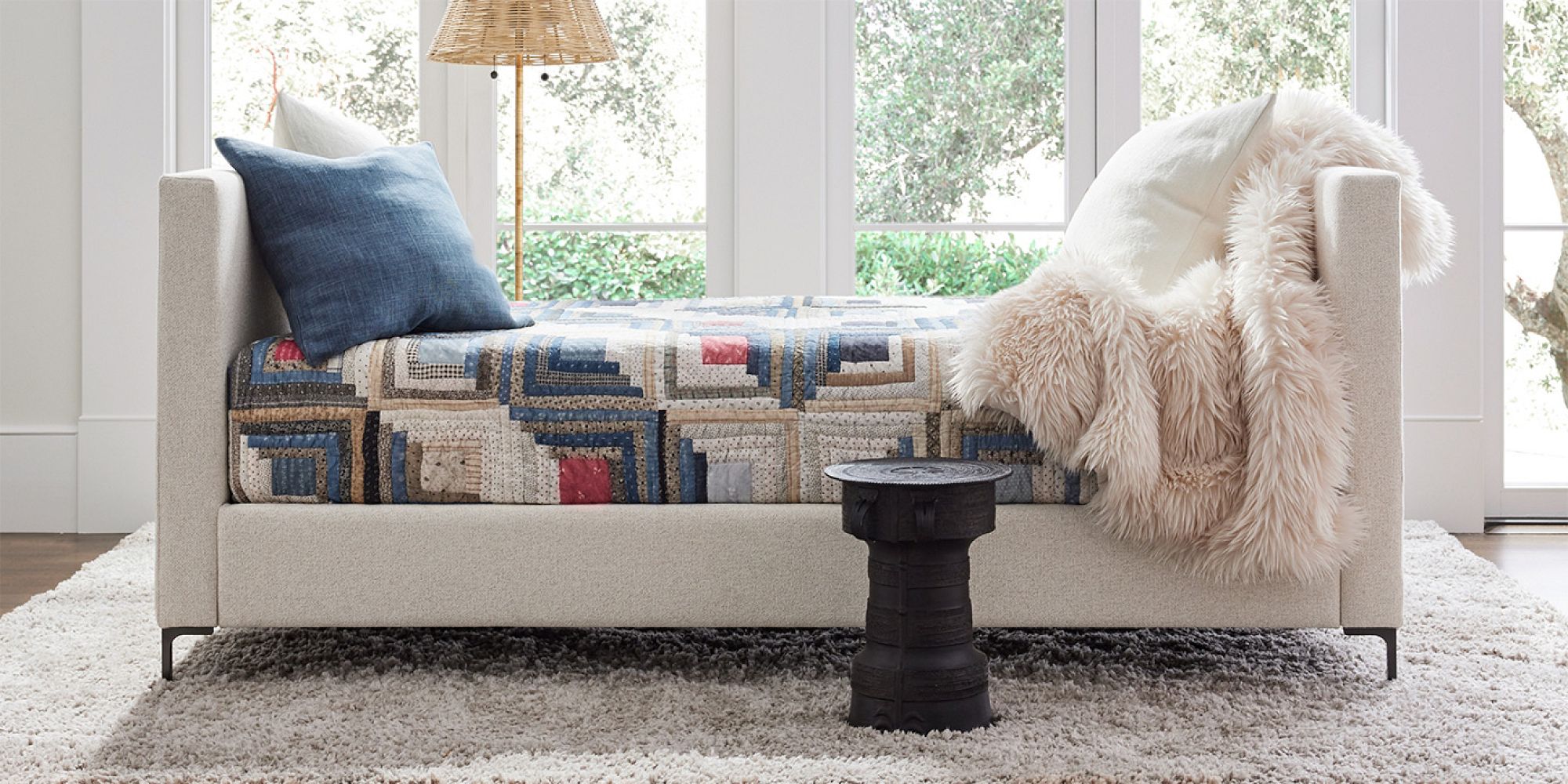 Jake Upholstered Daybed | Pottery Barn