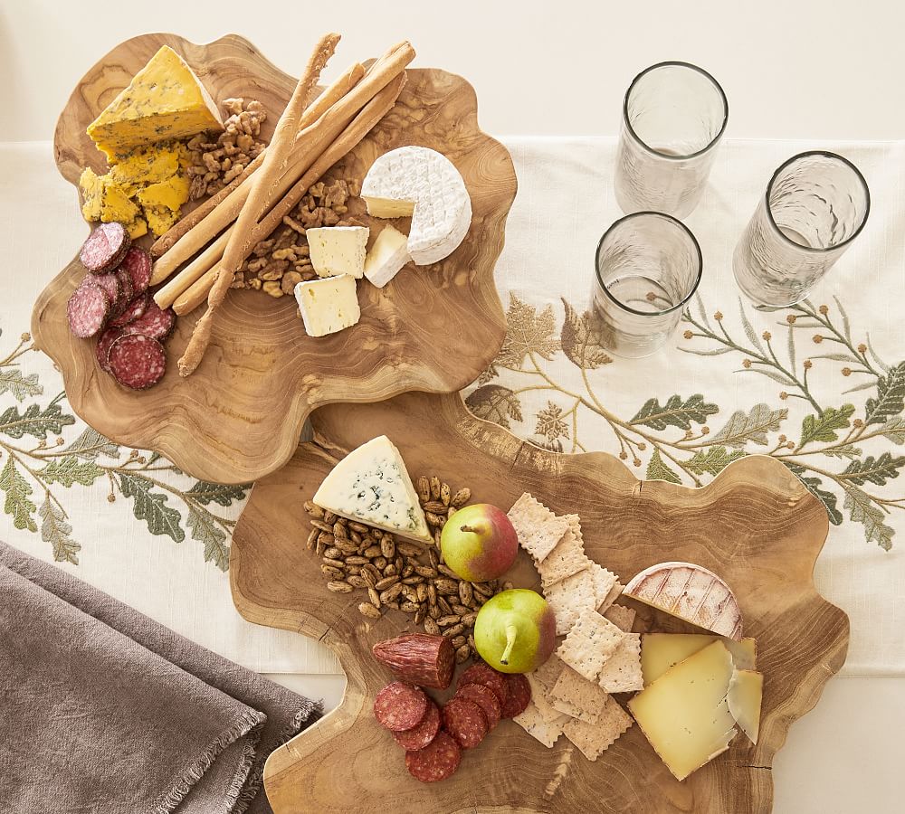 Organic Teak Wood Cheese Board | Pottery Barn