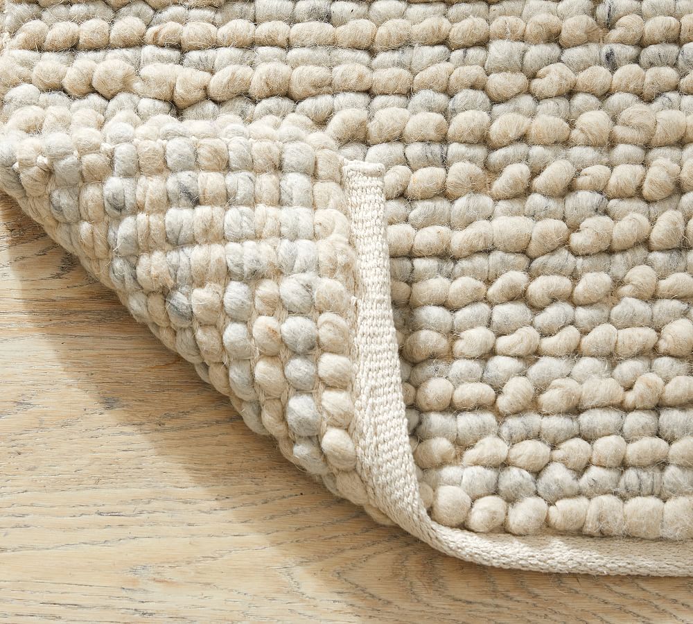 Chunky Looped Sweater Wool/Jute Rug | Pottery Barn