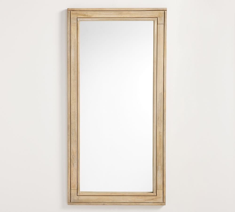 Field Wooden Handcrafted Rectangular Mirror | Pottery Barn