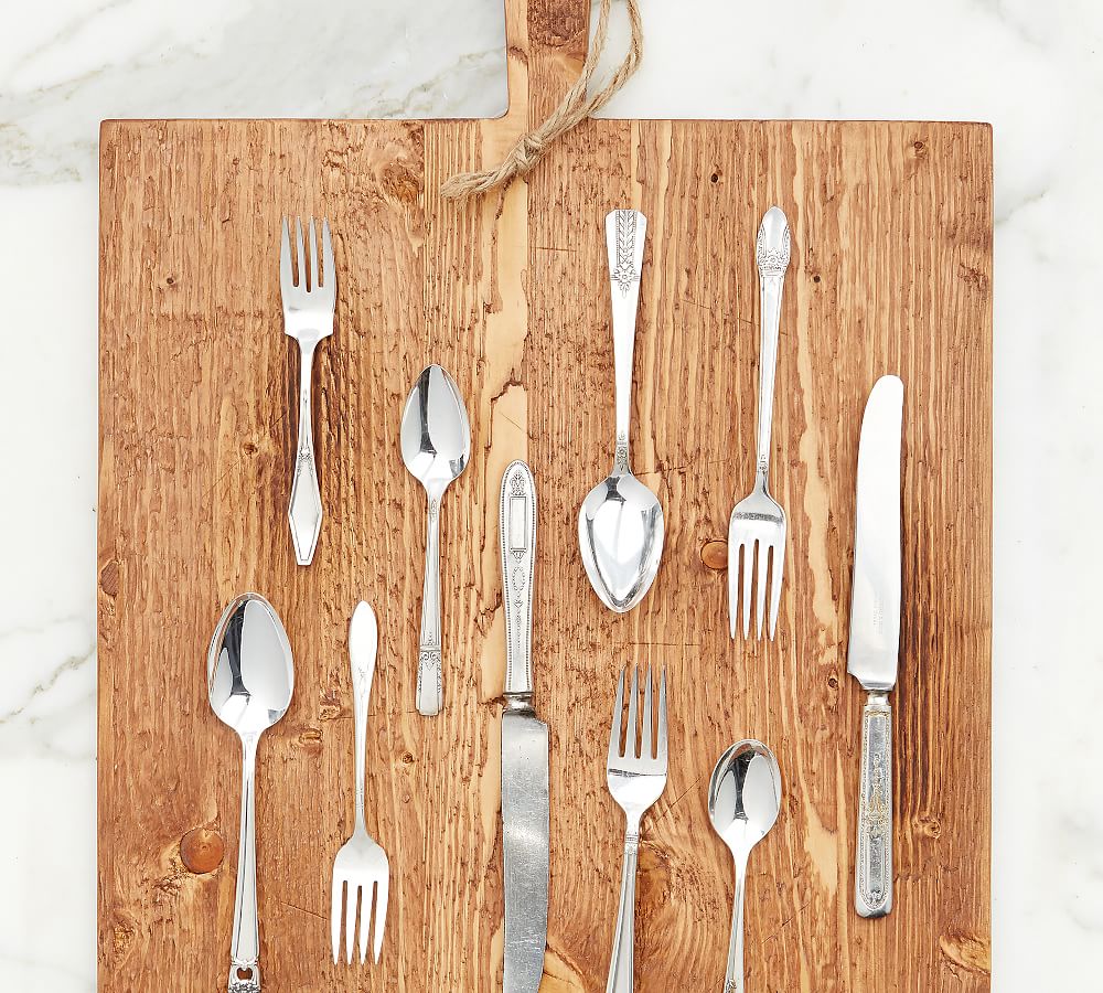 Vintage Hotel Silver 5-Piece Flatware Set | Pottery Barn