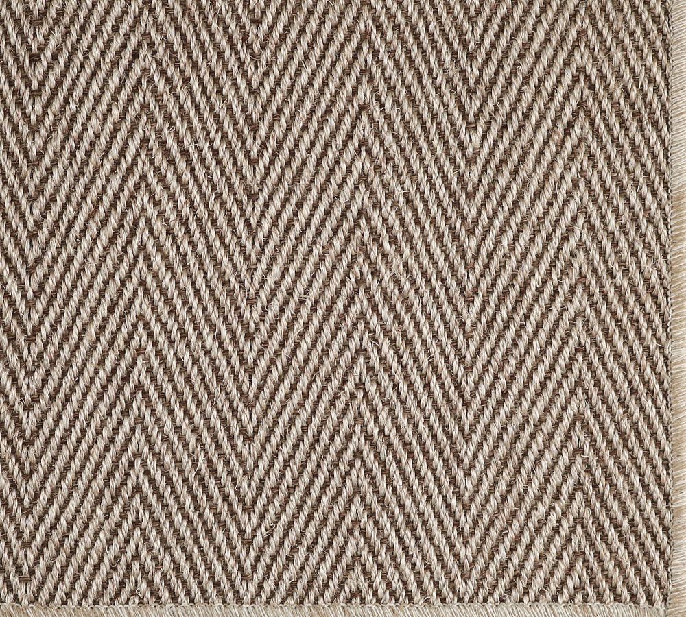 Custom Chevron Weave Sisal Rug | Pottery Barn