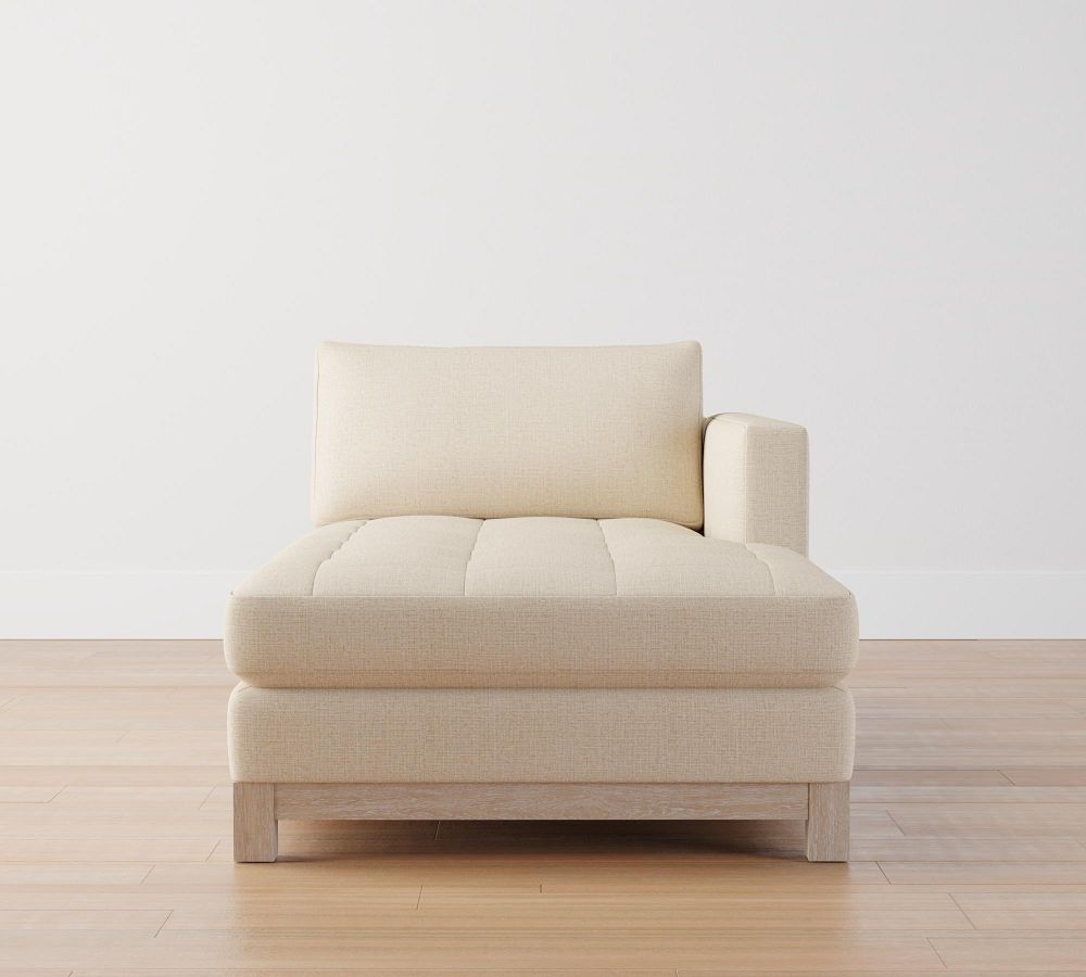 Build Your Own - Jake Tufted Upholstered Sectional Components with Wood ...