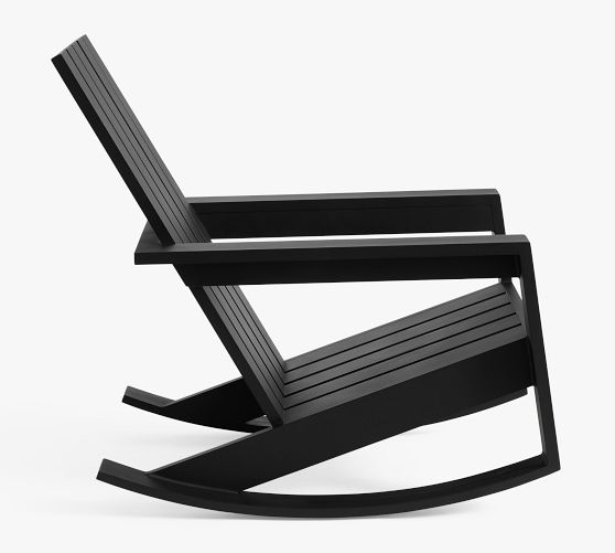 Malibu Metal Outdoor Rocking Chair | Pottery Barn
