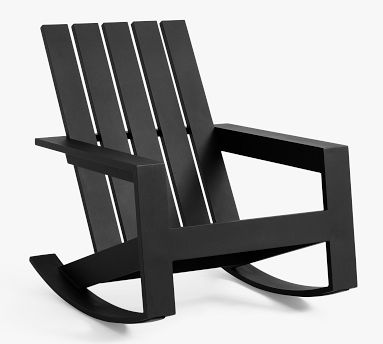 Malibu Metal Outdoor Rocking Chair | Pottery Barn