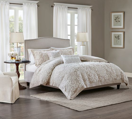 Dona Cotton Comforter Set | Pottery Barn