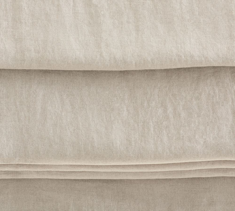 Belgian Flax Linen Blackout Shade | Pottery Barn